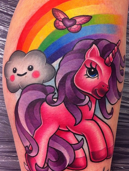 My little pony tattoo by Michelle Maddison: TattooNOW