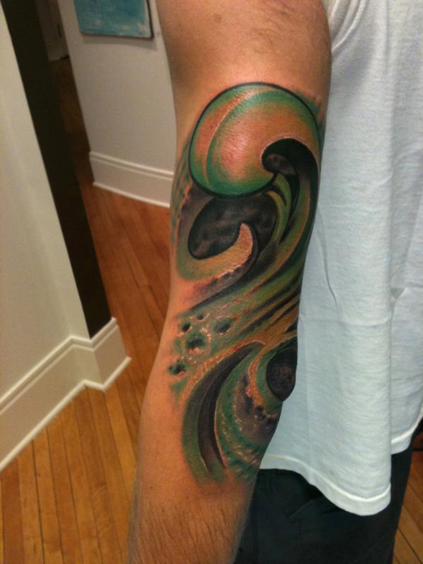 bio organic color tattoo by Ty McEwen: TattooNOW