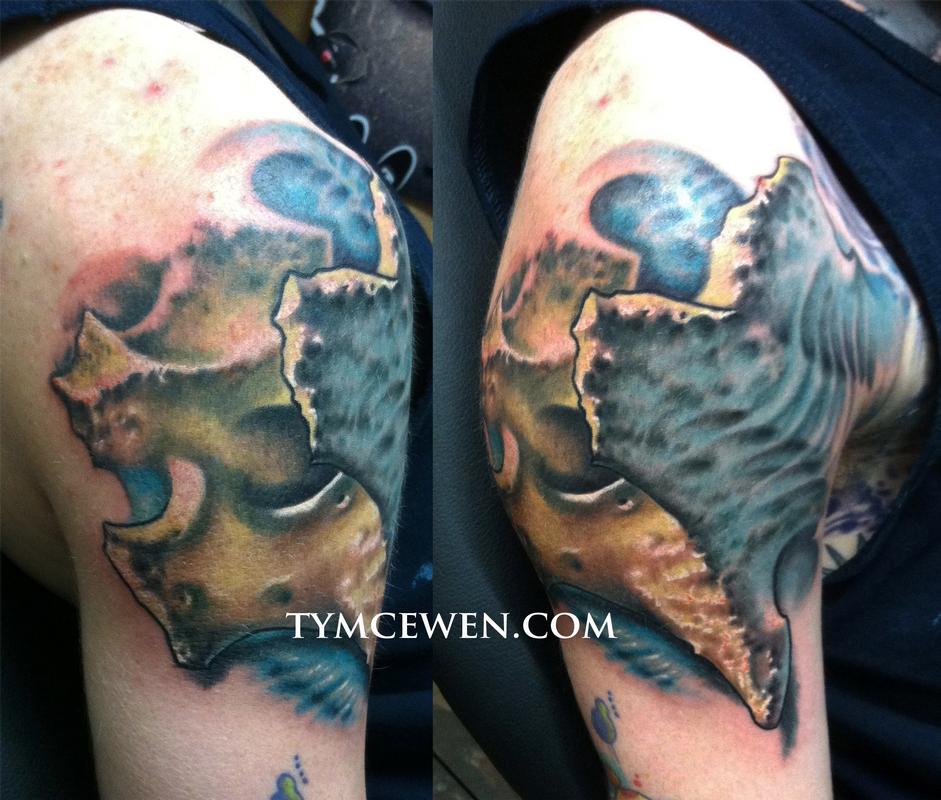 Bio organic bone tattoo by Ty McEwen: TattooNOW