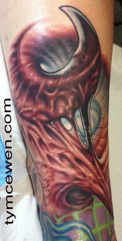 flesh bio organic tattoo by Ty McEwen: TattooNOW