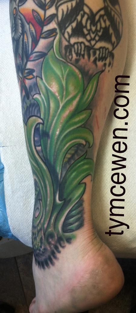 filigree bio organic tattoo by Ty McEwen: TattooNOW