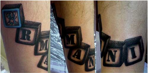 Baby Blocks Tattoo