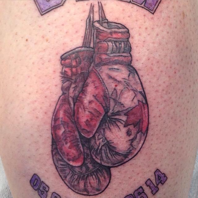 Boxing Gloves Tattoo Designs For Women