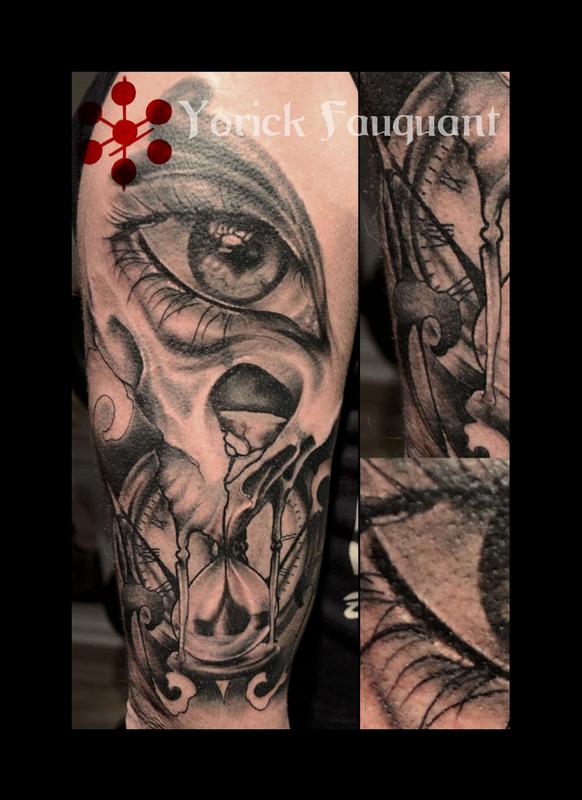 Realistic Eye Tattoo Sleeve