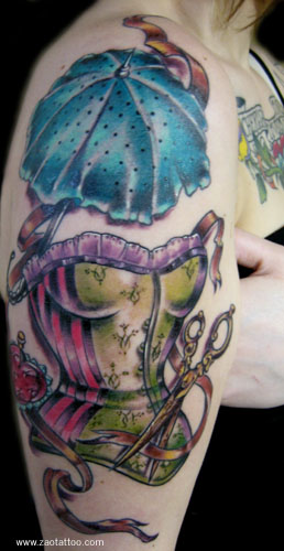 Corset Tattoo by Muriel Zao: TattooNOW