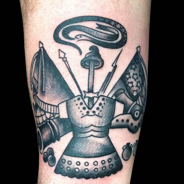 Traditional Army Tattoo by Adam Lauricella: TattooNOW