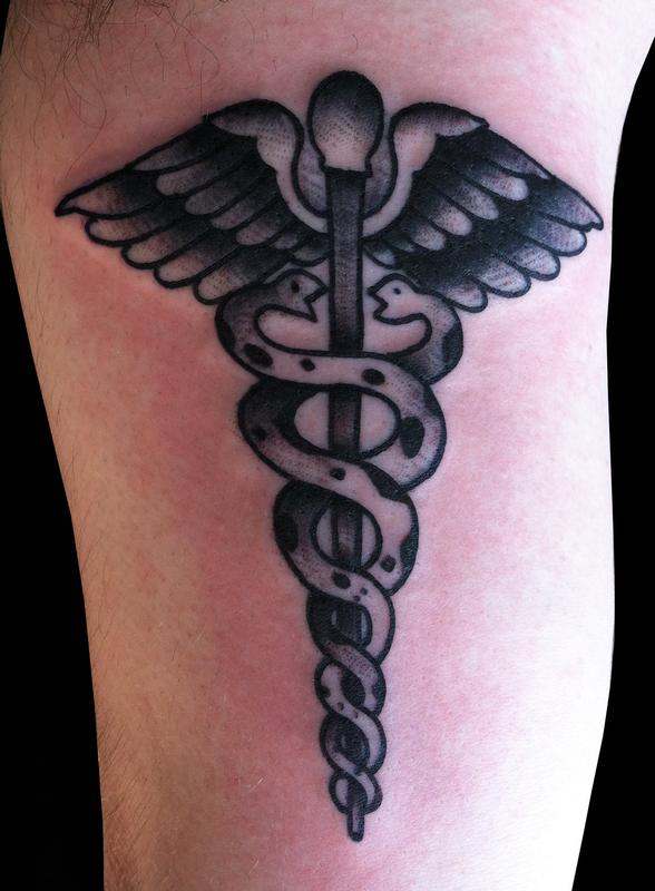 Caduceus Tattoo by Adam Lauricella: TattooNOW