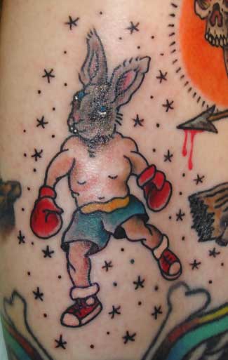 Bunny Boxer by Alex Sherker: TattooNOW