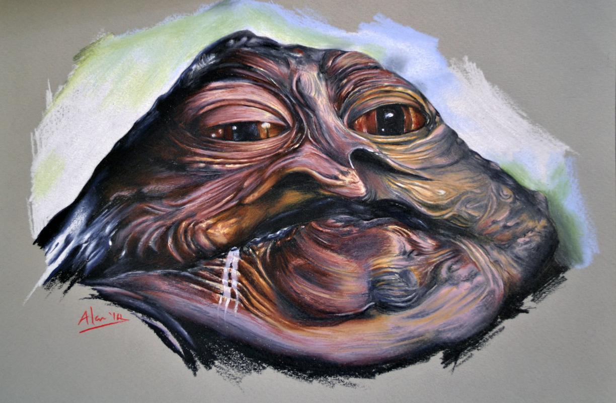 Jabba The Hutt Star Wars Portrait by Alan Aldred: TattooNOW