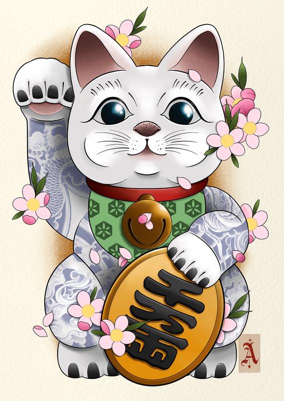 Maneki Neko Wallpaper
