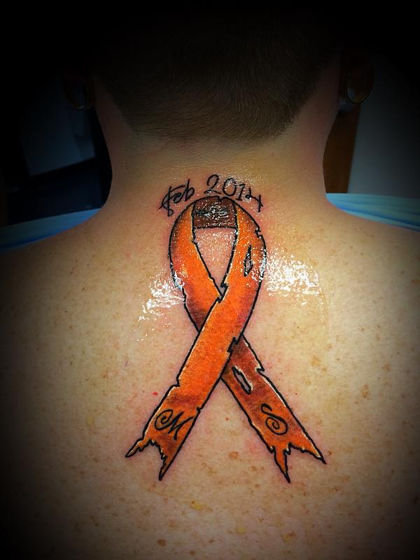 Leukemia Ribbon Tattoos For Guys