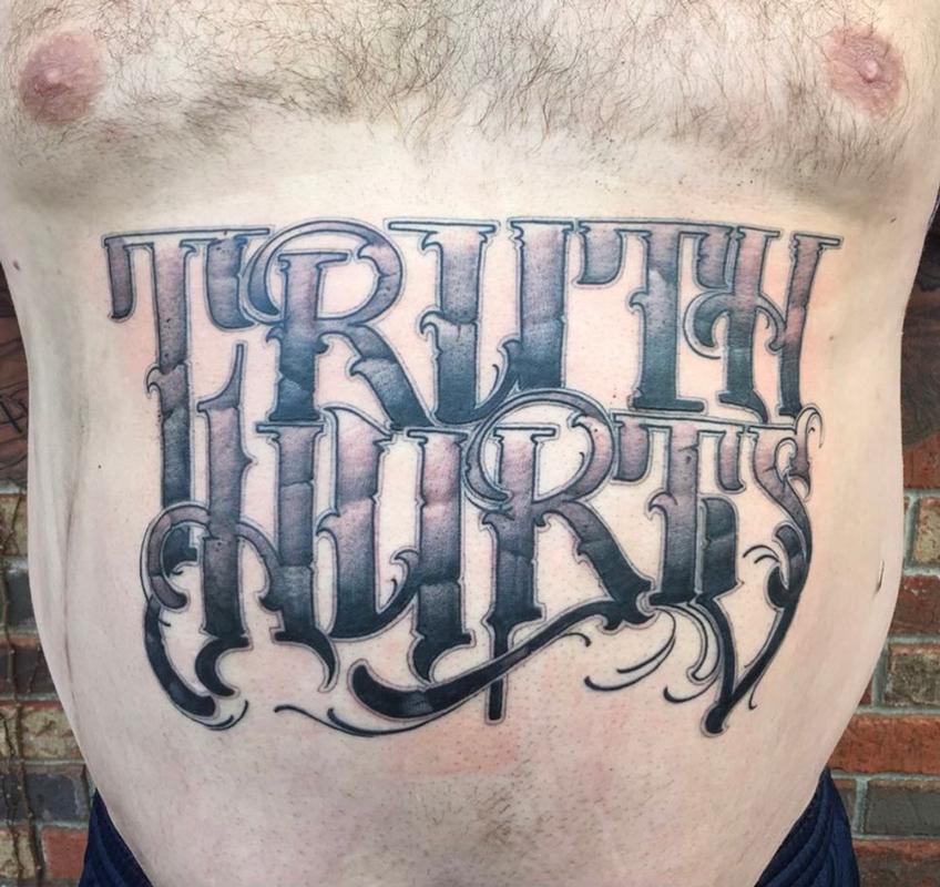 Truth hurts by Ricky Smith (MADISON): TattooNOW