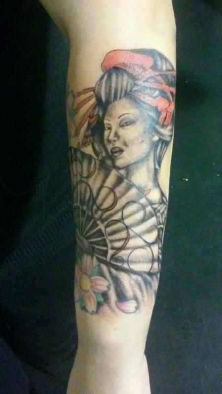 Geisha By Patrick Atkinson Tattoonow