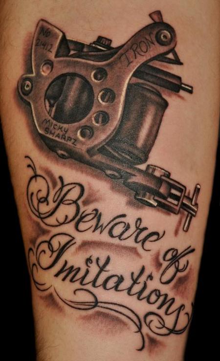 Tattoo Machine Tattoo by Audi: TattooNOW