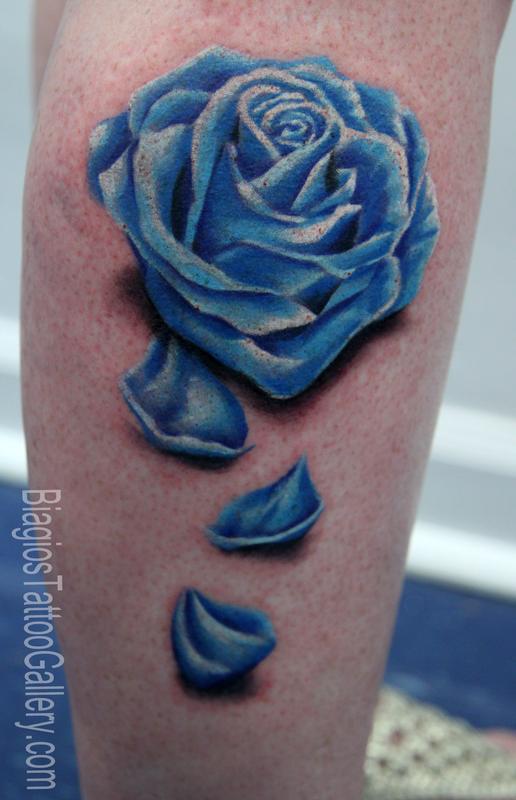 Rose Memorial Tattoos Designs