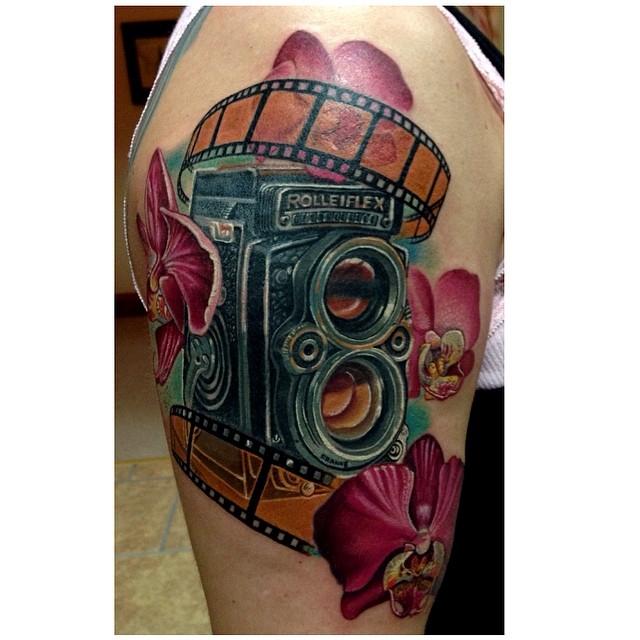 Rolleiflex Camera by Timothy B Boor: TattooNOW