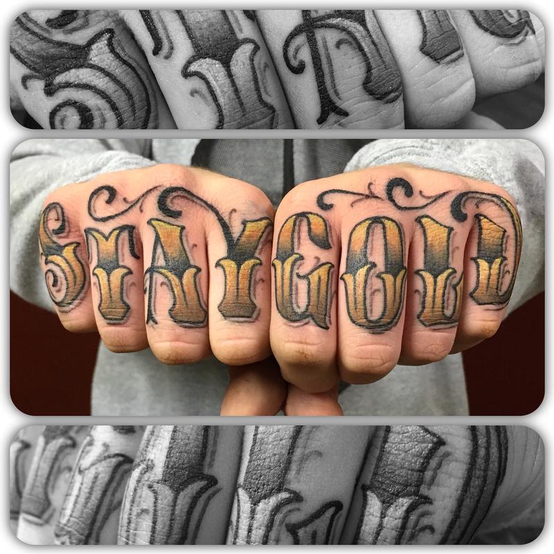 Stay Gold Tattoo Design