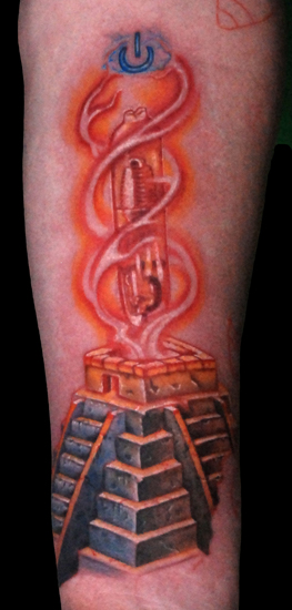 Mayan Pyramids Tattoos