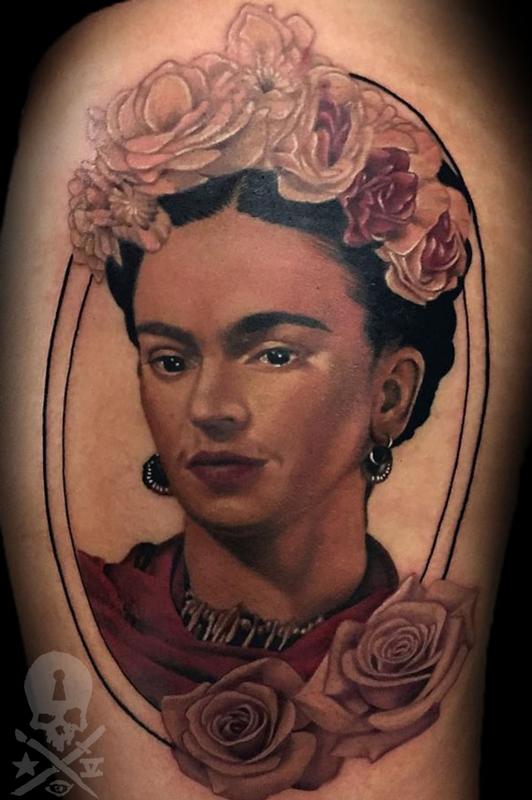 Frida Kahlo by Robert Hornback: TattooNOW