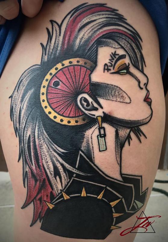 Female Punk Tattoos