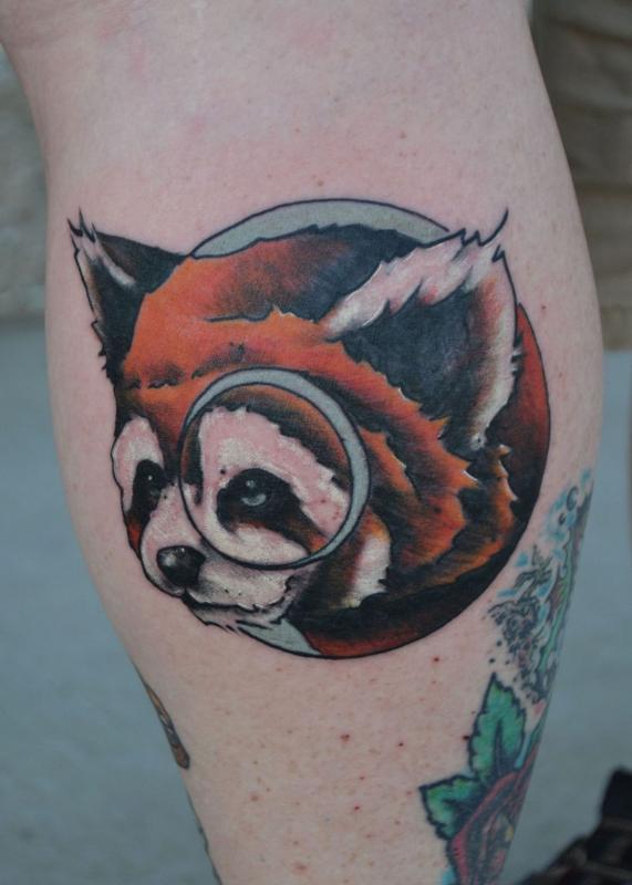 the lesser panda by Chuck Day: TattooNOW