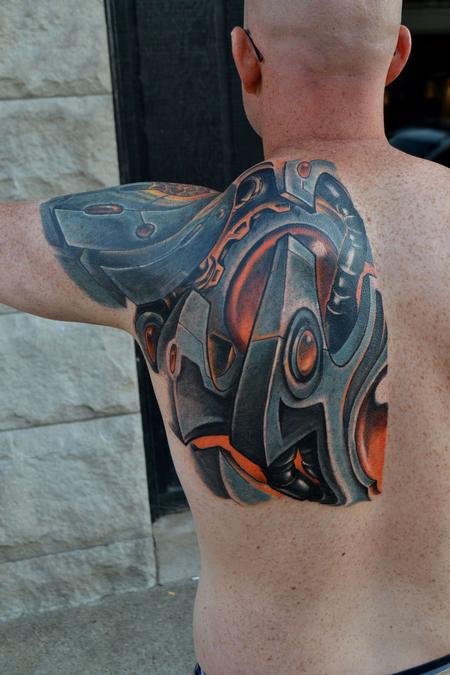 Biomechanical Back 2 by Chuck Day: TattooNOW
