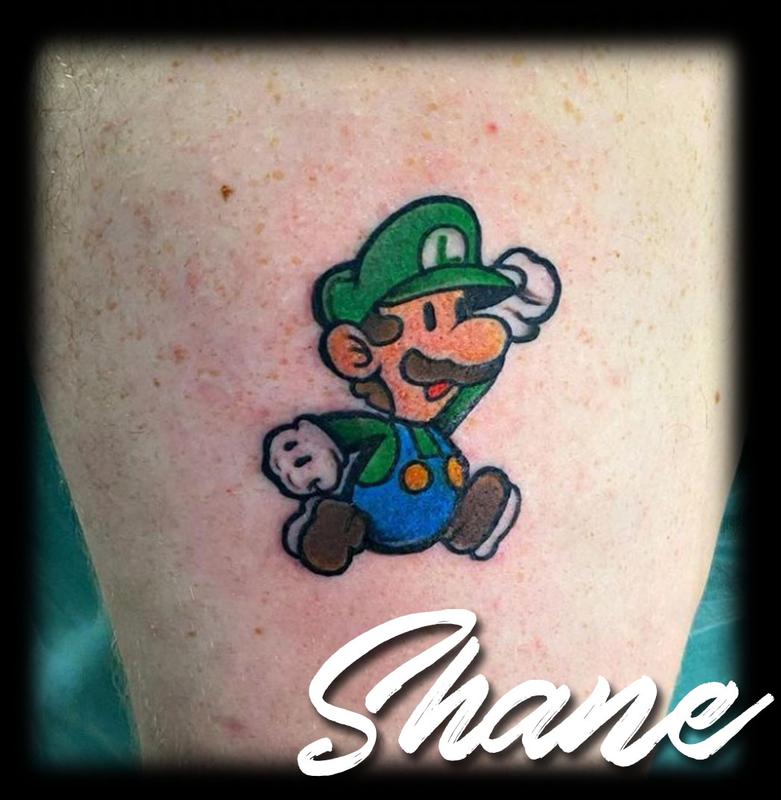 Paper Luigi by Shane Standifer: TattooNOW
