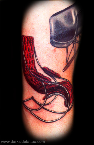 Red Rocking Chair by Nick Baxter: TattooNOW
