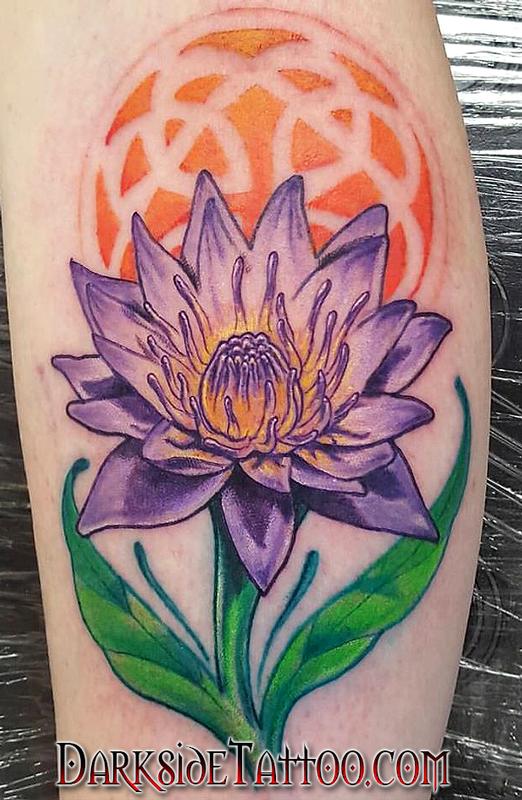 Multicolor Flower Tattoos
