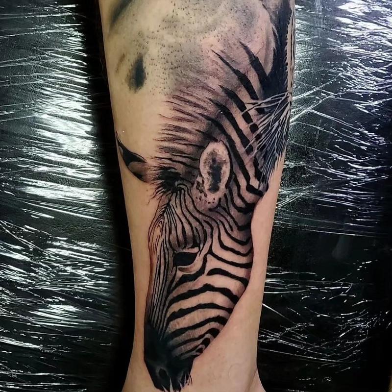 Zebra by Nick Trammel: TattooNOW