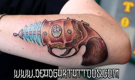Steam Punk Ray Gun by Edgar: TattooNOW