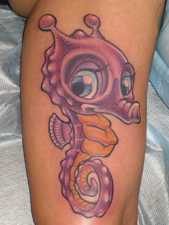 seahorse by Jime Litwalk: TattooNOW
