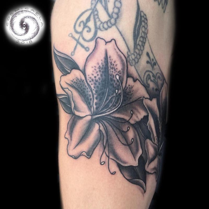 Azaleas by Victor Alvarez: TattooNOW