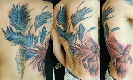 sketchy angel by Gabriel Cece: TattooNOW