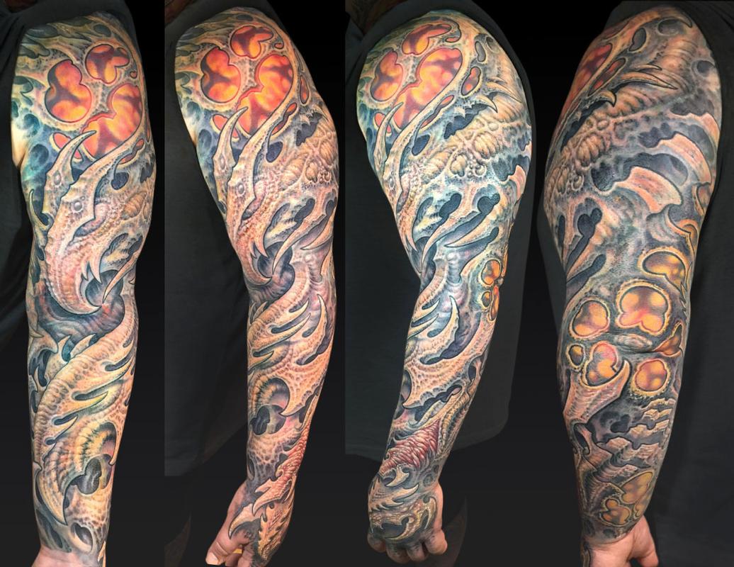 Eric Left Sleeve Web by Guy Aitchison: TattooNOW