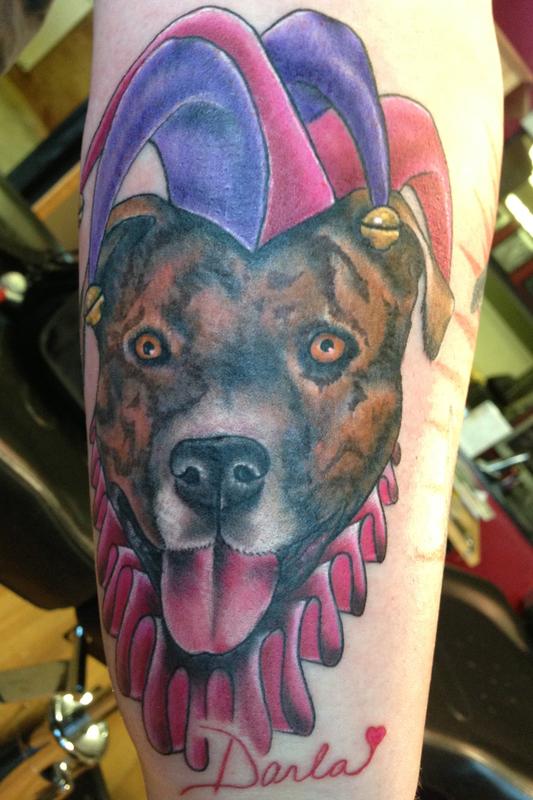 Jester Dog by Todd Lambright: TattooNOW
