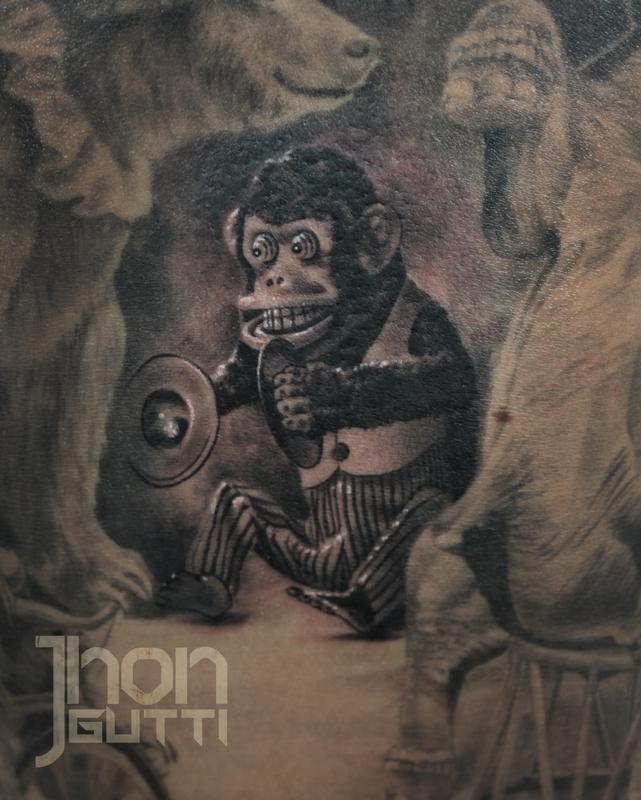 CYMBAL MONKEY by Jhon Gutti: TattooNOW
