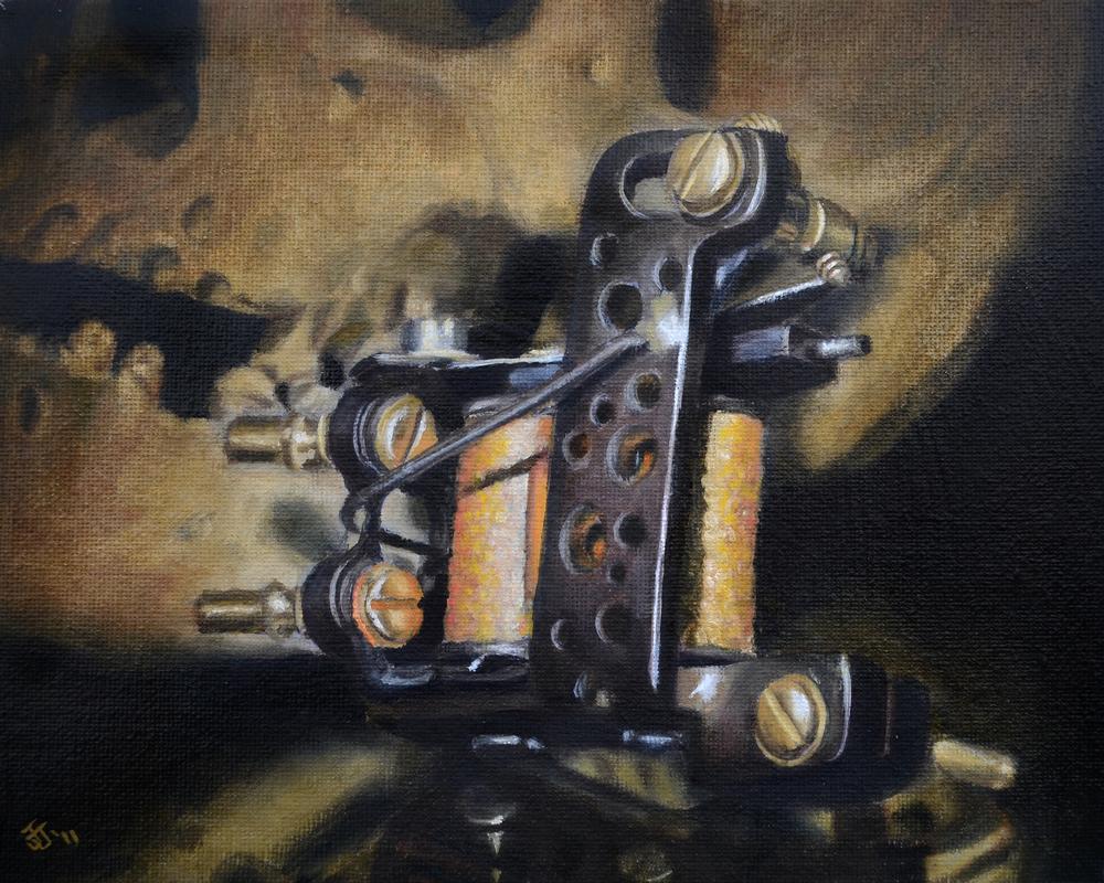 Tattoo Machine Painting