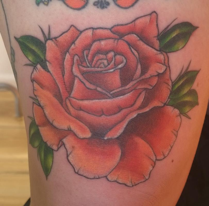 Beautiful Feminine Rose Tattoo by Chloe DeBoo: TattooNOW