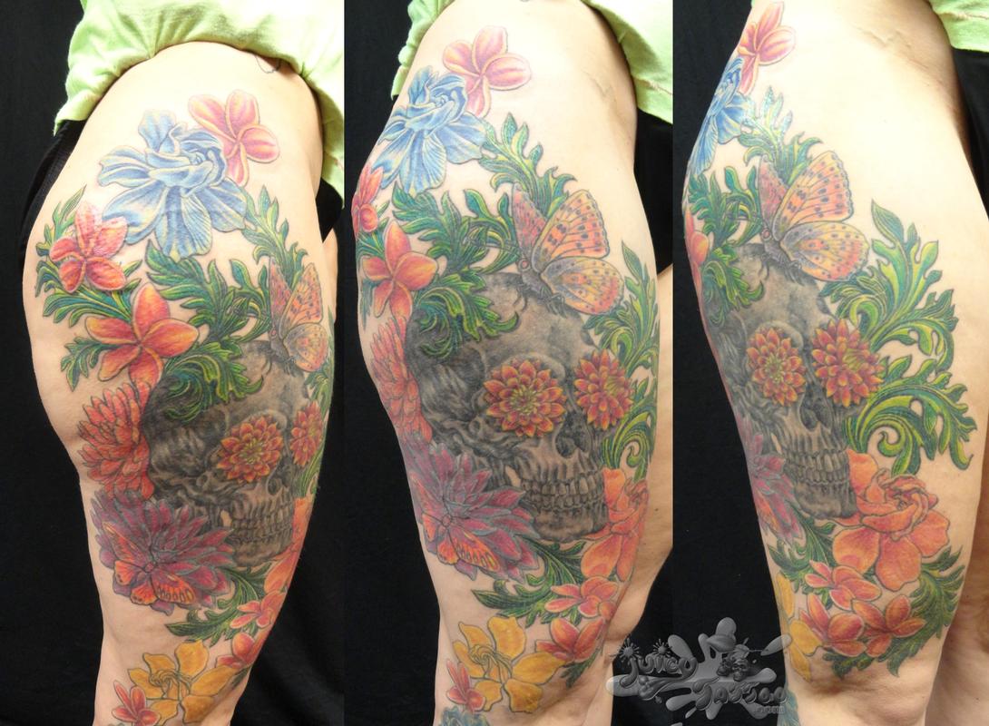 Nature Skull by Darc Clements: TattooNOW