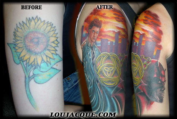 Sunflower Cover Up by Lou Jacque: TattooNOW