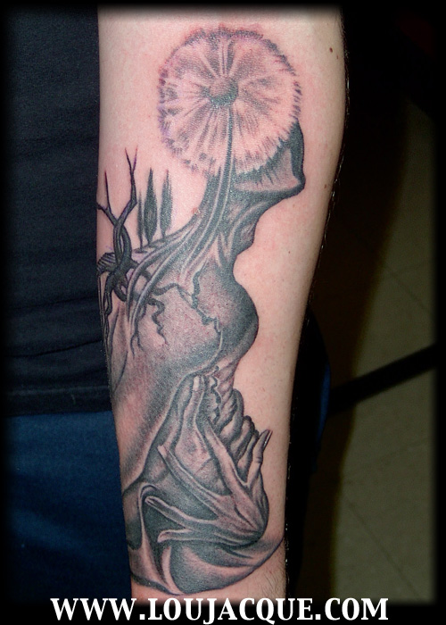 Dali 1/2 sleeve by Lou Jacque: TattooNOW