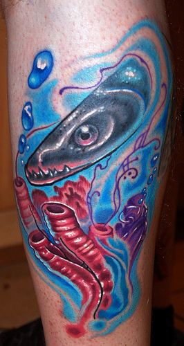 Traditional Diver Tattoo