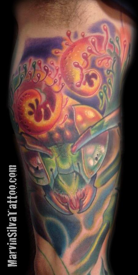 Glowing Insect Tattoo by Marvin Silva: TattooNOW