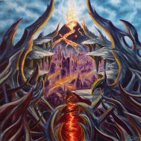 Bio Volcano Painting by Marvin Silva: TattooNOW