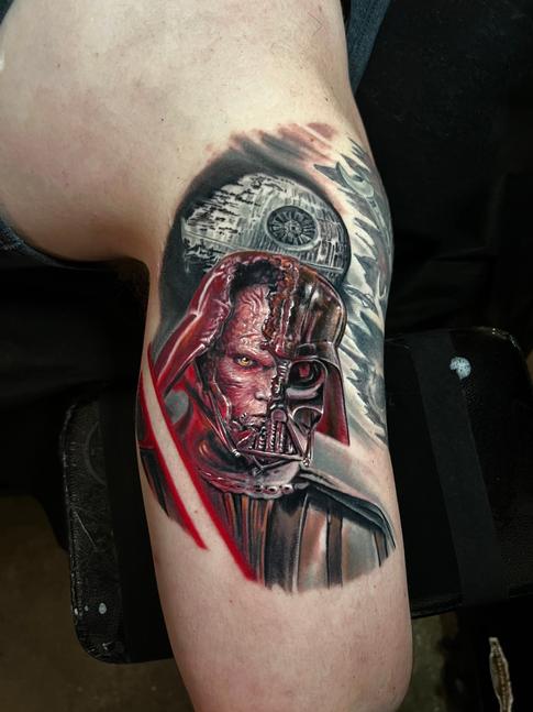Darth Vader Tattoo by Mike DeVries: TattooNOW
