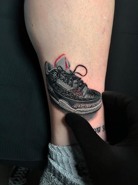 Jordan 3 Tattoo by Mike DeVries: TattooNOW