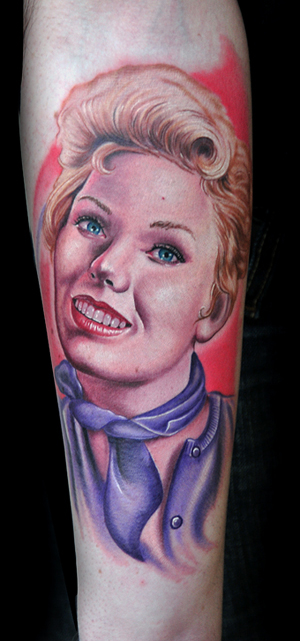 Portrait Tattoo by Mike DeVries: TattooNOW