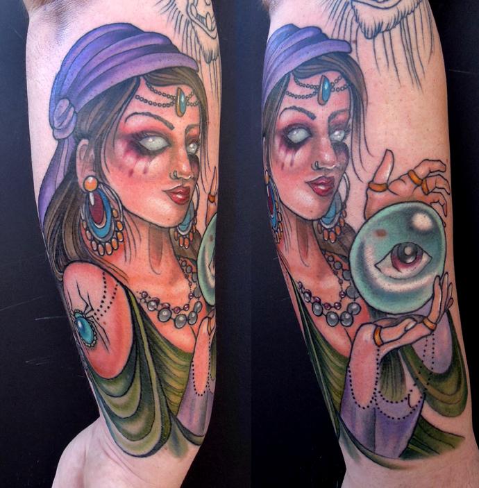 Gypsy tattoo by Katelyn Crane: TattooNOW