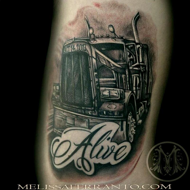 Peterbilt Truck Tattoo Designs